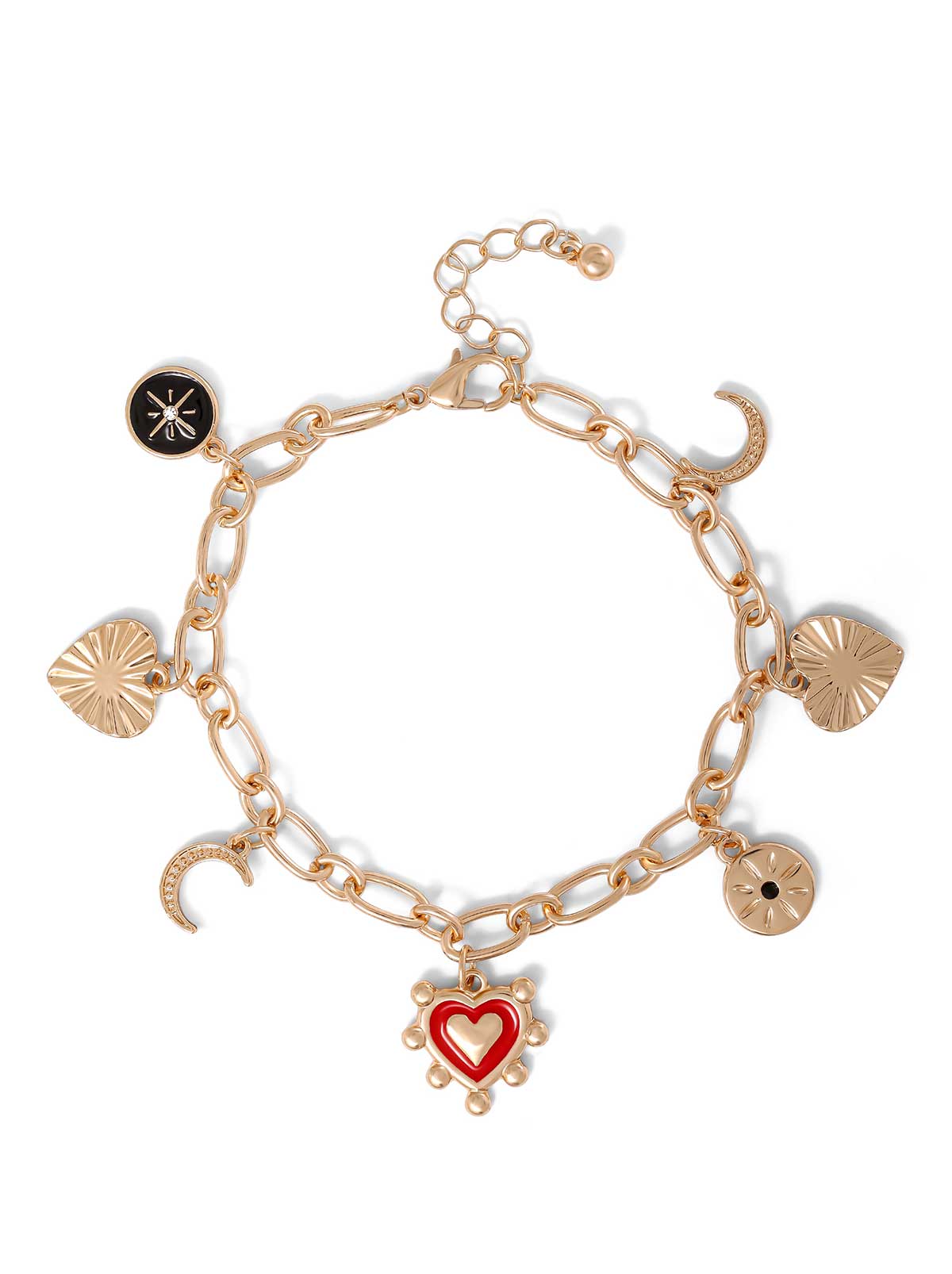 Gold Assorted Charm Bracelet – Jessica Simpson